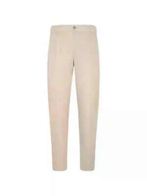 Kiton Drawstring-waist Pleated Trousers - Neutrals