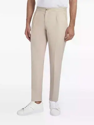 Kiton Drawstring-waist Pleated Trousers