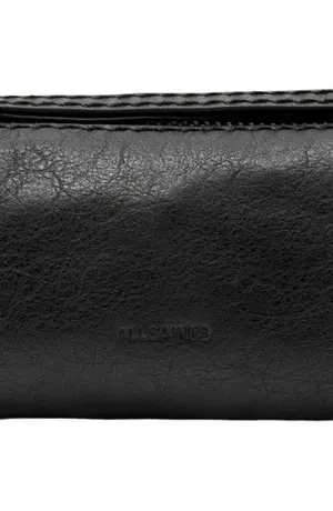ALLSAINTS Siloh Leather Pencil Case - Black