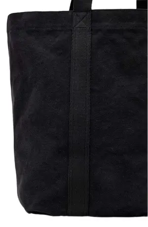 ALLSAINTS Graphic Canvas Tote - Black