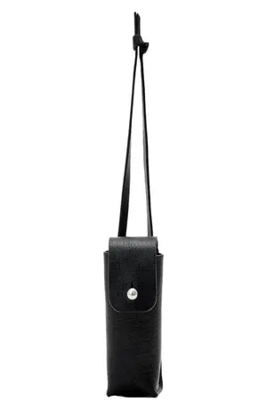 ALLSAINTS Stud Leather Lipstick Case - Black