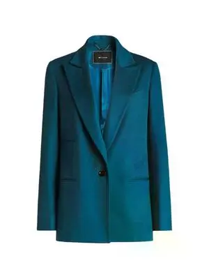 Kiton Single-breasted Long-sleeve Blazer - Blue