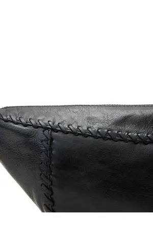 ALLSAINTS Esme Whipstitch Leather Crossbody Bag - Black