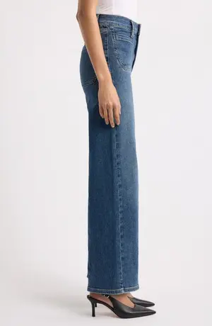 FRAME Le Pixie Slim Palazzo Pocket High Waist Wide Leg Jeans