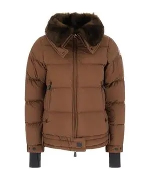 Moncler Horizontal-quilted Puffer Jacket - Brown