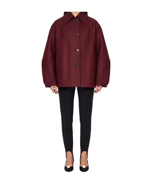 Harris Wharf London Long-sleeve Casual Jacket - Red