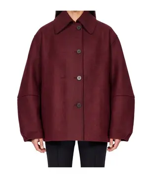 Harris Wharf London Long-sleeve Casual Jacket - Red