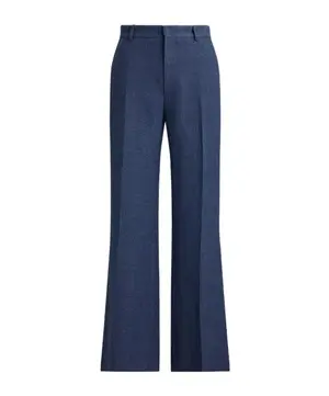 Polo Ralph Lauren High-rise Flared Trousers - Blue