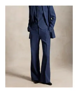 Polo Ralph Lauren High-rise Flared Trousers - Blue