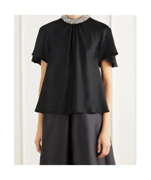 Simkhai Loreta Crystal-embellished Top