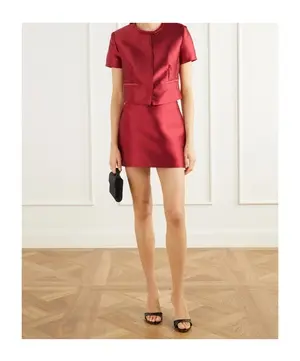 Simkhai Viana Bow-detail Mini Skirt