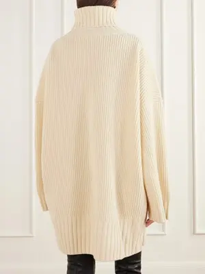 THE FRANKIE SHOP Alira Wool-knit Mini Dress