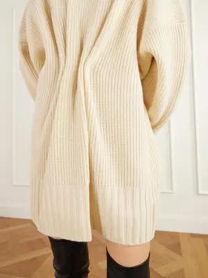 THE FRANKIE SHOP Alira Wool-knit Mini Dress