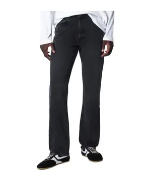 JEANERICA Overdyed Five-pocket Jeans - Black