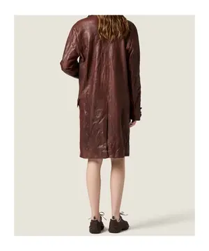 Miu Miu Leather Coat