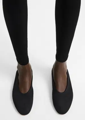 TOTEME Pointed-toe Ballet Flats