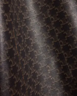 Celine Mac Coat In Triomphe Canvas