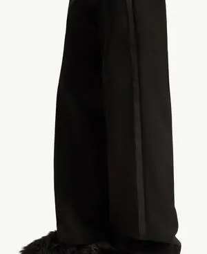 Moncler Wool Blend Gabardine Pants