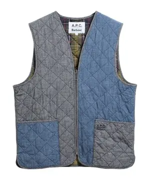 Barbour Diamond-patterned Crochet V-neck Vest