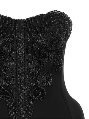 Elisabetta Franchi Embellished Corset Mini Dress