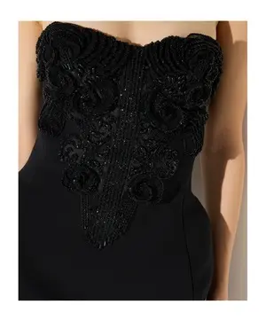 Elisabetta Franchi Embellished Corset Mini Dress
