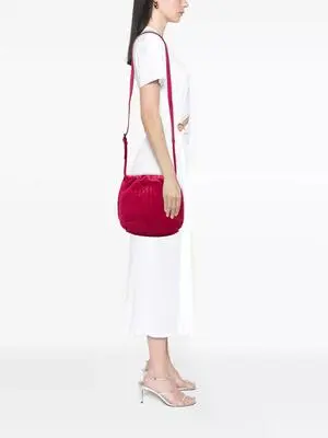 Bottega Veneta 2010 Nappa Intrecciato Drawstring Crossbody Bag