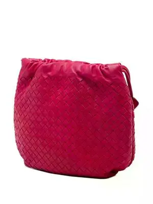 Bottega Veneta 2010 Nappa Intrecciato Drawstring Crossbody Bag
