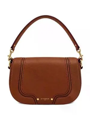 LE TANNEUR Medium Grained Shoulder Bag - Brown
