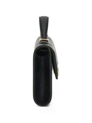 FERRAGAMO Gancini-detail Pebbled-leather Shoulder Bag