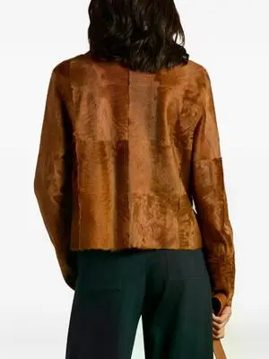 Kiton Asymmetric Lamb Fur Jacket