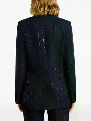 Kiton Double-breasted Sequin-embellished Blazer