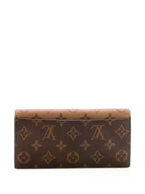 LOUIS VUITTON Emilie Wallet Reverse Monogram Canvas Small Wallets - Brown