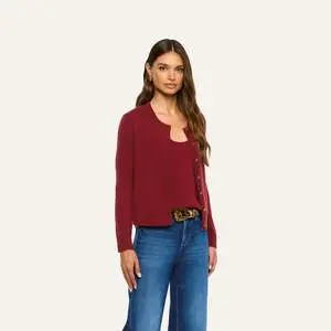 L'AGENCE Malone Cashmere Cardigan
