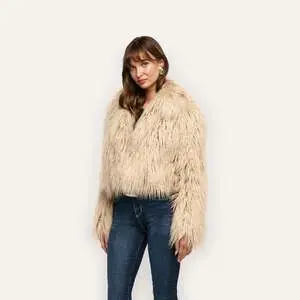 L'AGENCE Fenella Faux Fur Coat