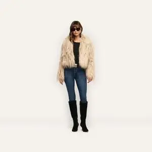 L'AGENCE Fenella Faux Fur Coat