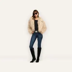 L'AGENCE Fenella Faux Fur Coat