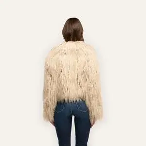 L'AGENCE Fenella Faux Fur Coat