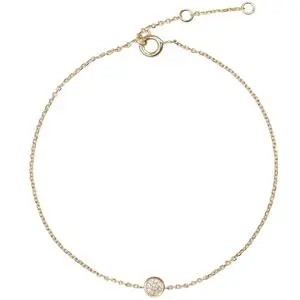 ZOHREH Diamond Solitaire Bracelet 9k