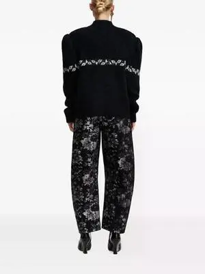 Essentiel Antwerp Ko Floral-print Barrel-leg Jeans