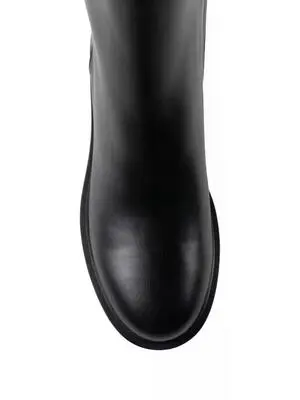 GIANVITO ROSSI Platform Leather Ankle Boots