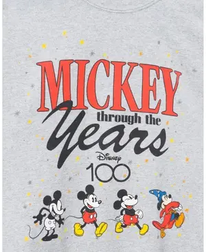 Junk Food Clothing Mickey Through The Years Flea Market Fleece