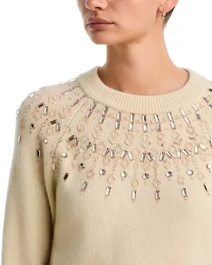 Altuzarra Harold Beaded Sweater - Ivory