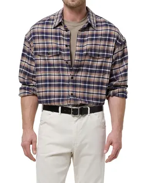 Citizens Of Humanity Shigoto Cotton Plaid Shirt