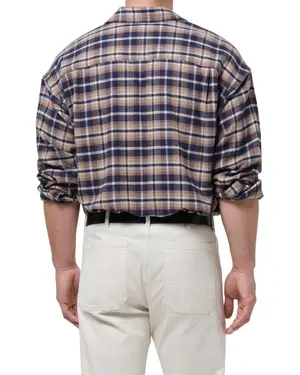 Citizens Of Humanity Shigoto Cotton Plaid Shirt