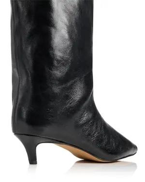 Steve Madden Lychee Leather Knee High Boots