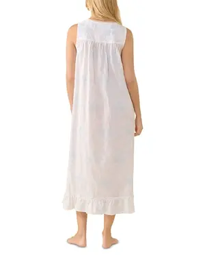 Eileen West Embroidered Cotton Lawn Ballet Nightgown