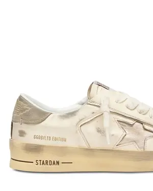 GOLDEN GOOSE Stardan Leather & Suede Sneakers