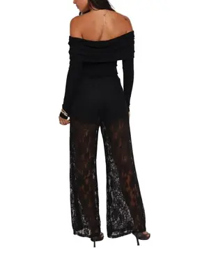 PETAL AND PUP Alina Lace Top And Pant Set