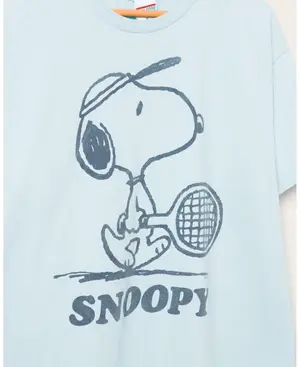 Junk Food Clothing Snoopy Tennis Flea Market Tee