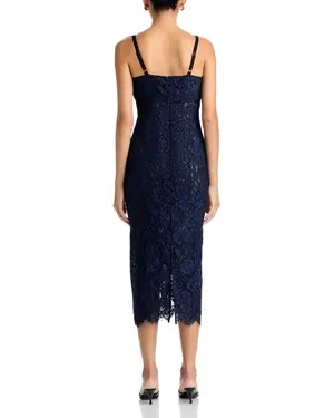 Veronica Beard Freesia Lace Midi Dress
